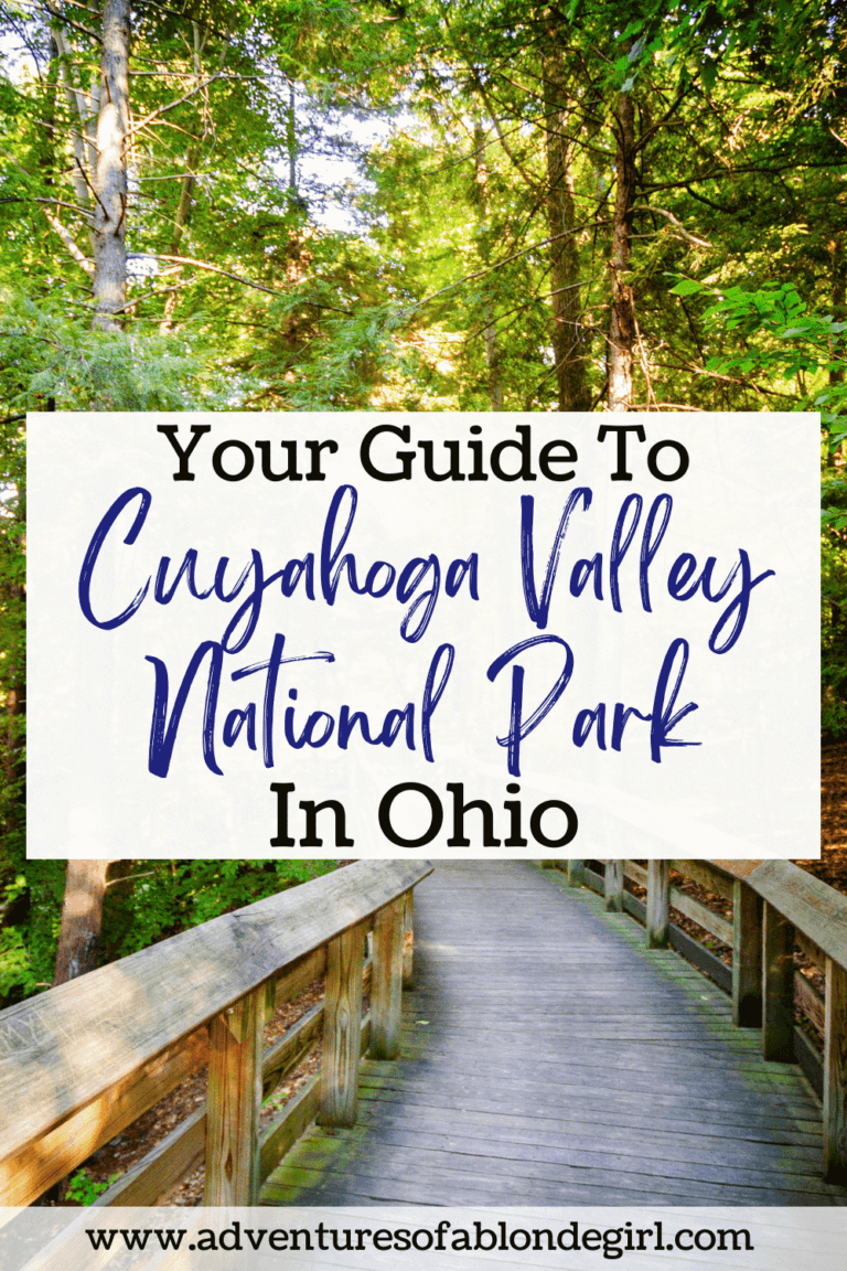 Your Guide to Cuyahoga Valley National Park - Adventures Of A Blonde Girl